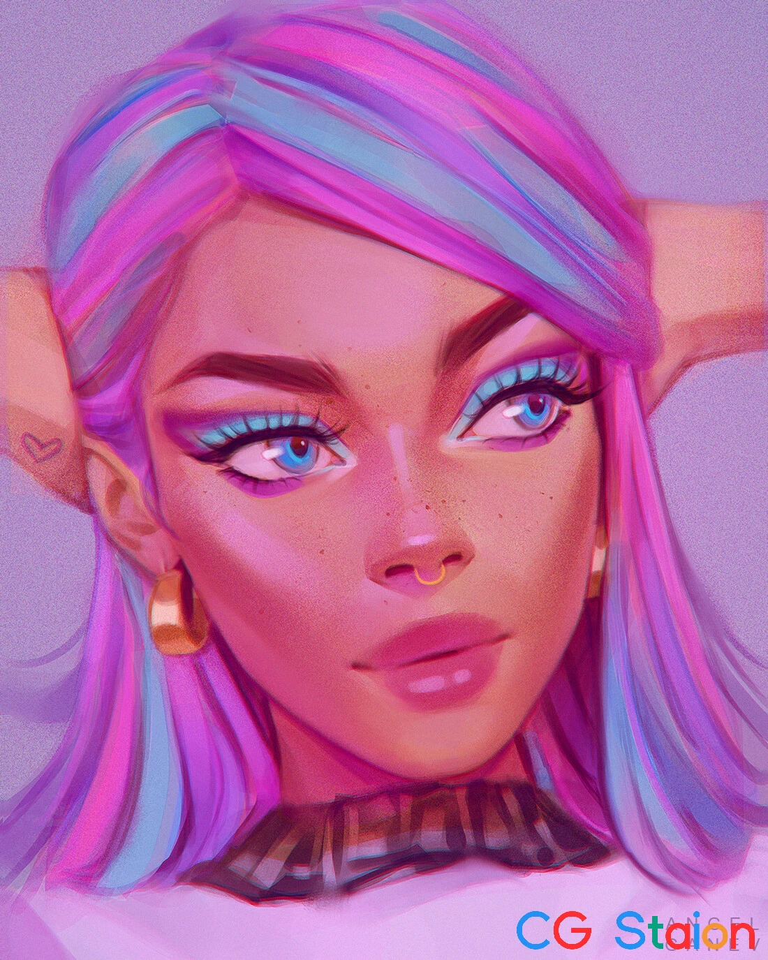 【无解说】Angel Ganev 2021 年 8 月绘画奖励合集包 - CG Staion