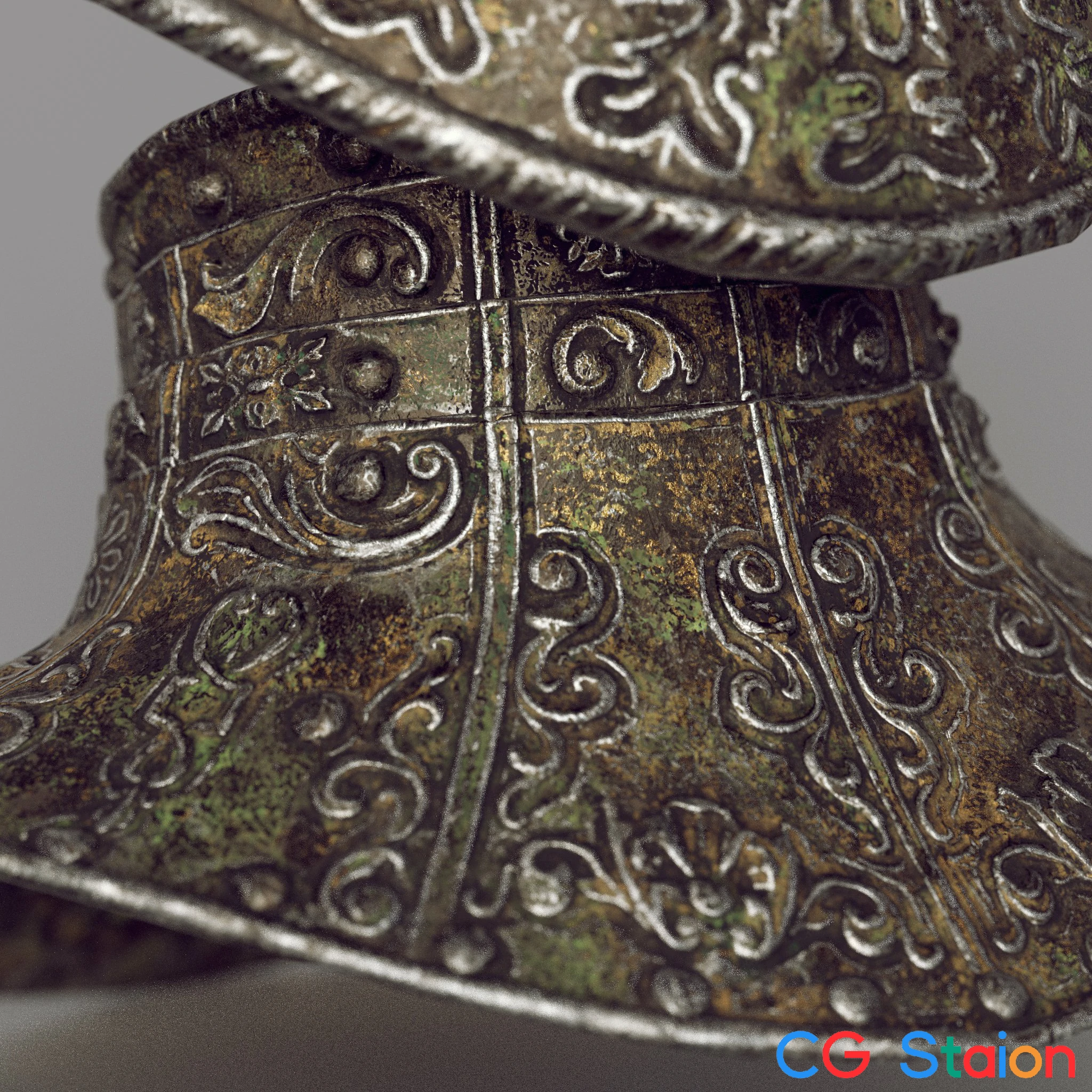 【中英双字】Chun Chun Yang 绘制真实角色皮肤教程 - CG Staion