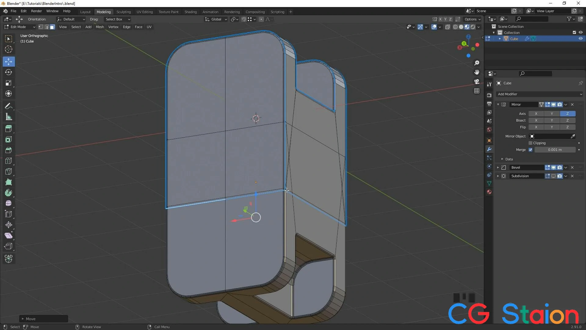 【中英双字】Tim Bergholz 的 Blender 初学者＆震撼弹模型教程 - CG Staion