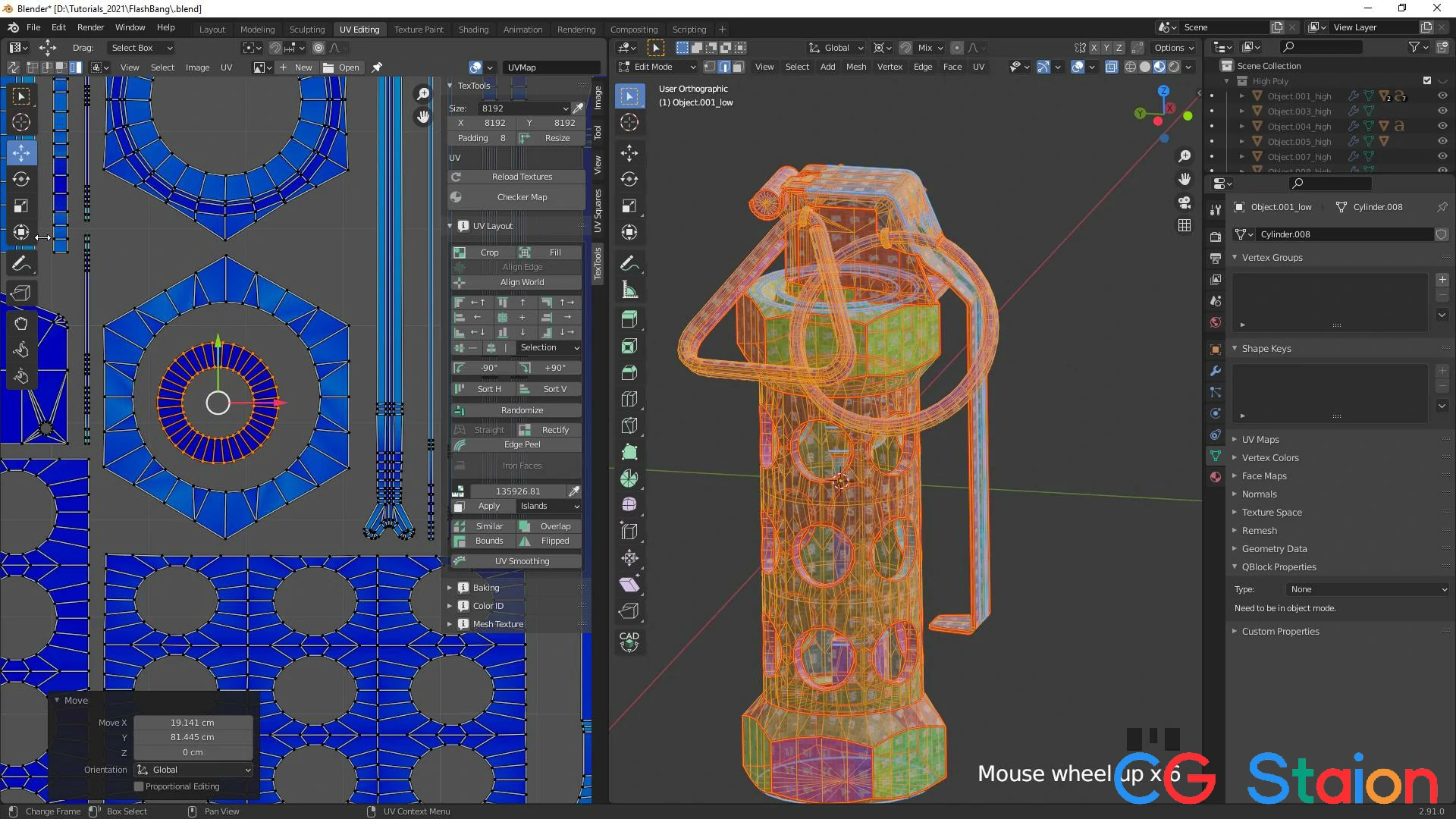 【中英双字】Tim Bergholz 的 Blender 初学者＆震撼弹模型教程 - CG Staion