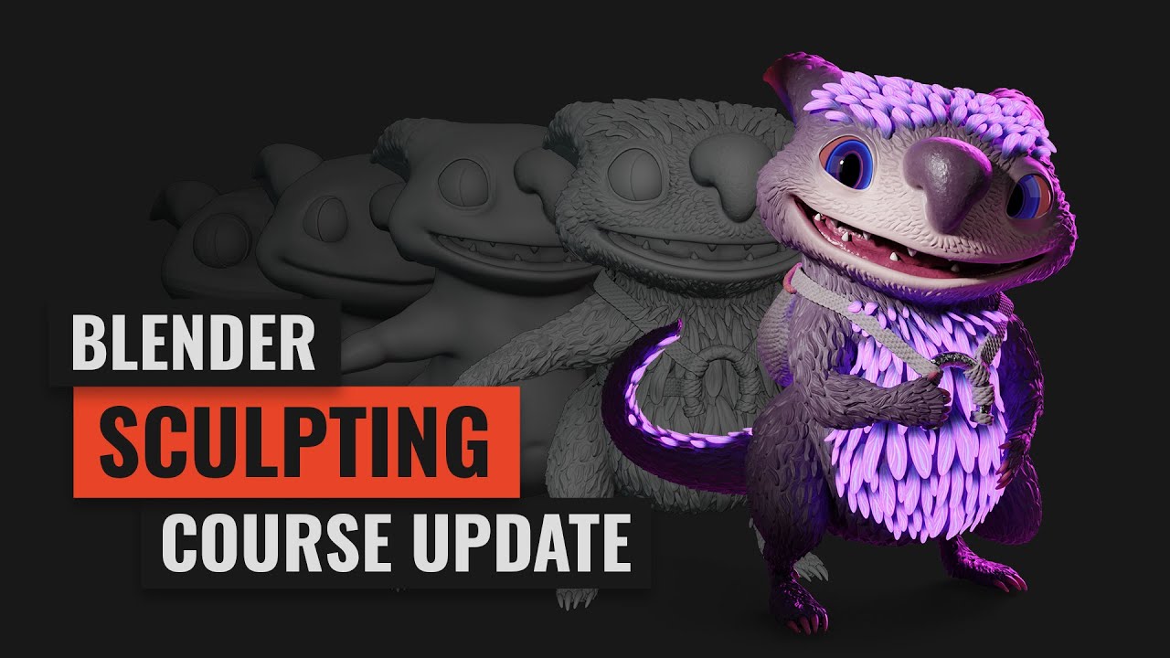 【中英双字】【CG Boost】Zach Reinhardt 的掌握 Blender 中的 3D 雕刻教程 - CG Staion