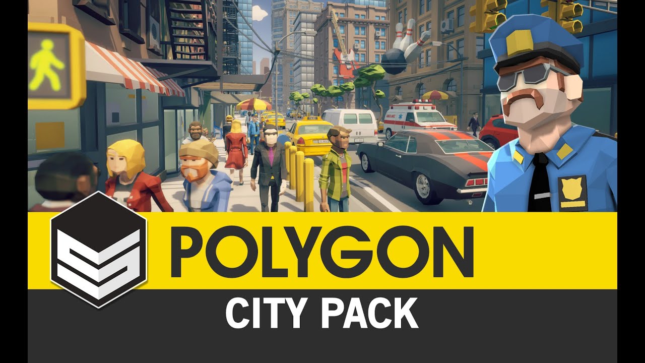 【Unity】【Synty Studios】City Pack 低面多边形模组资产 - CG Staion