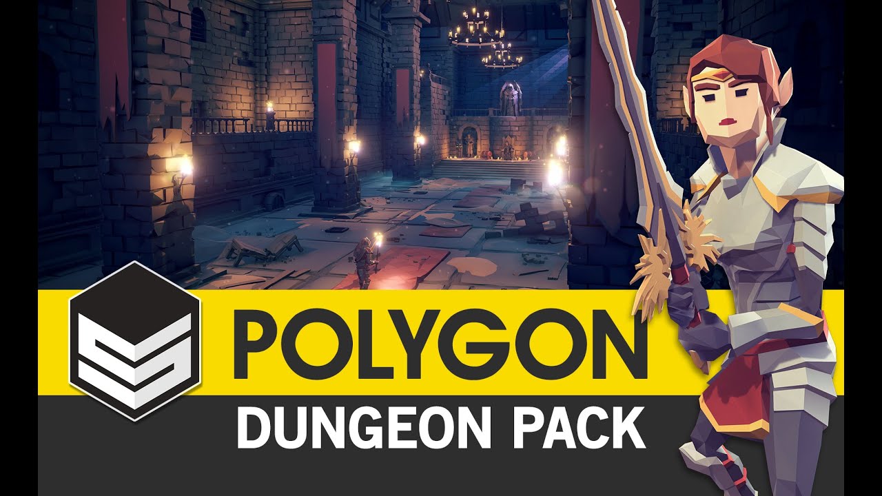 【Unity】【Synty Studios】Dungeons Pack 低面多边形模组资产 - CG Staion
