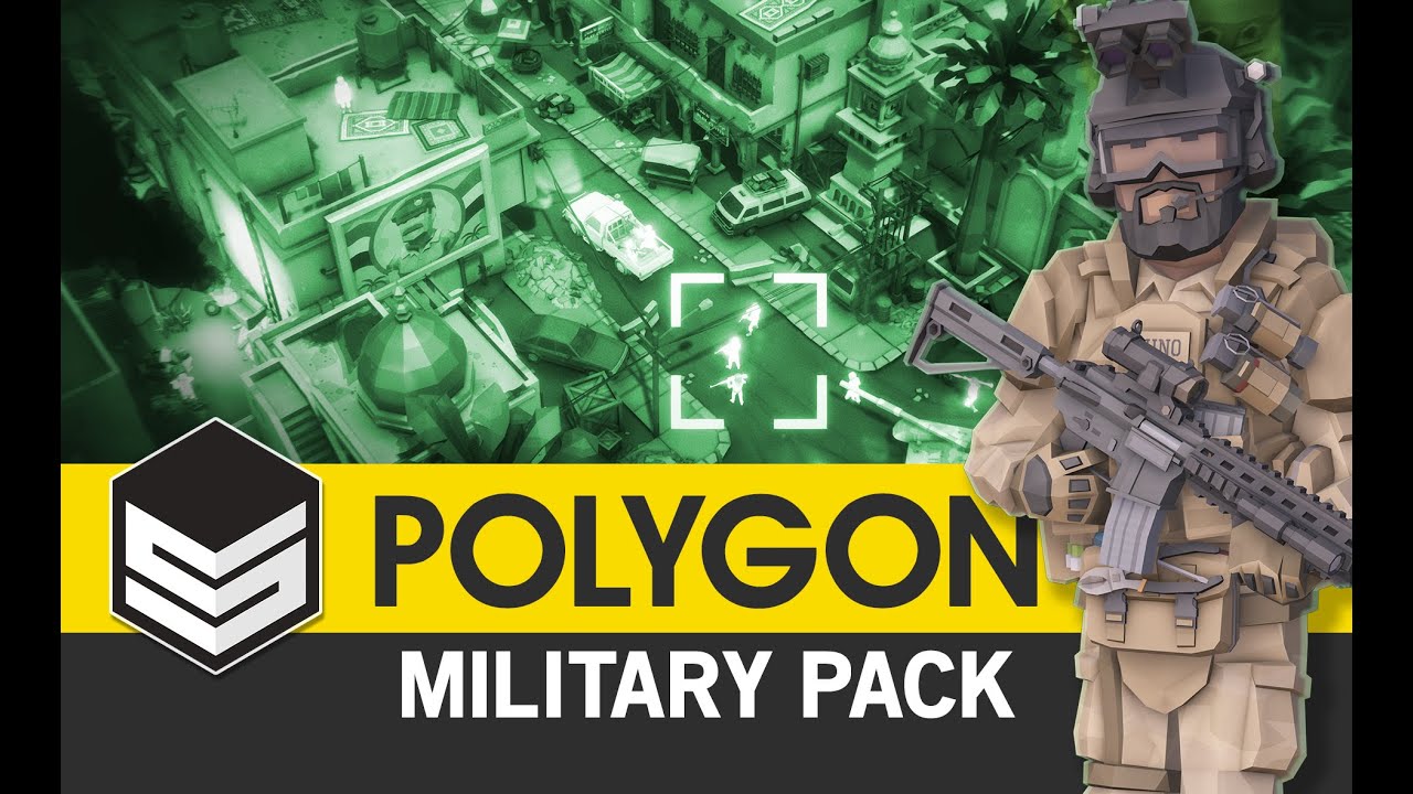 【Unity】【Synty Studios】Military Pack 低面多边形模组资产 - CG Staion
