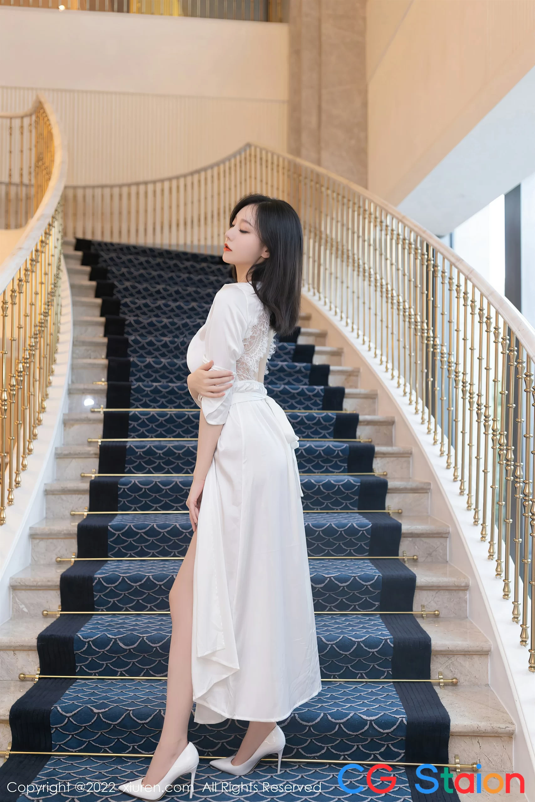 【高清参考图】【秀人No.5263】76张安然anran写真高清参考图片 - CG Staion