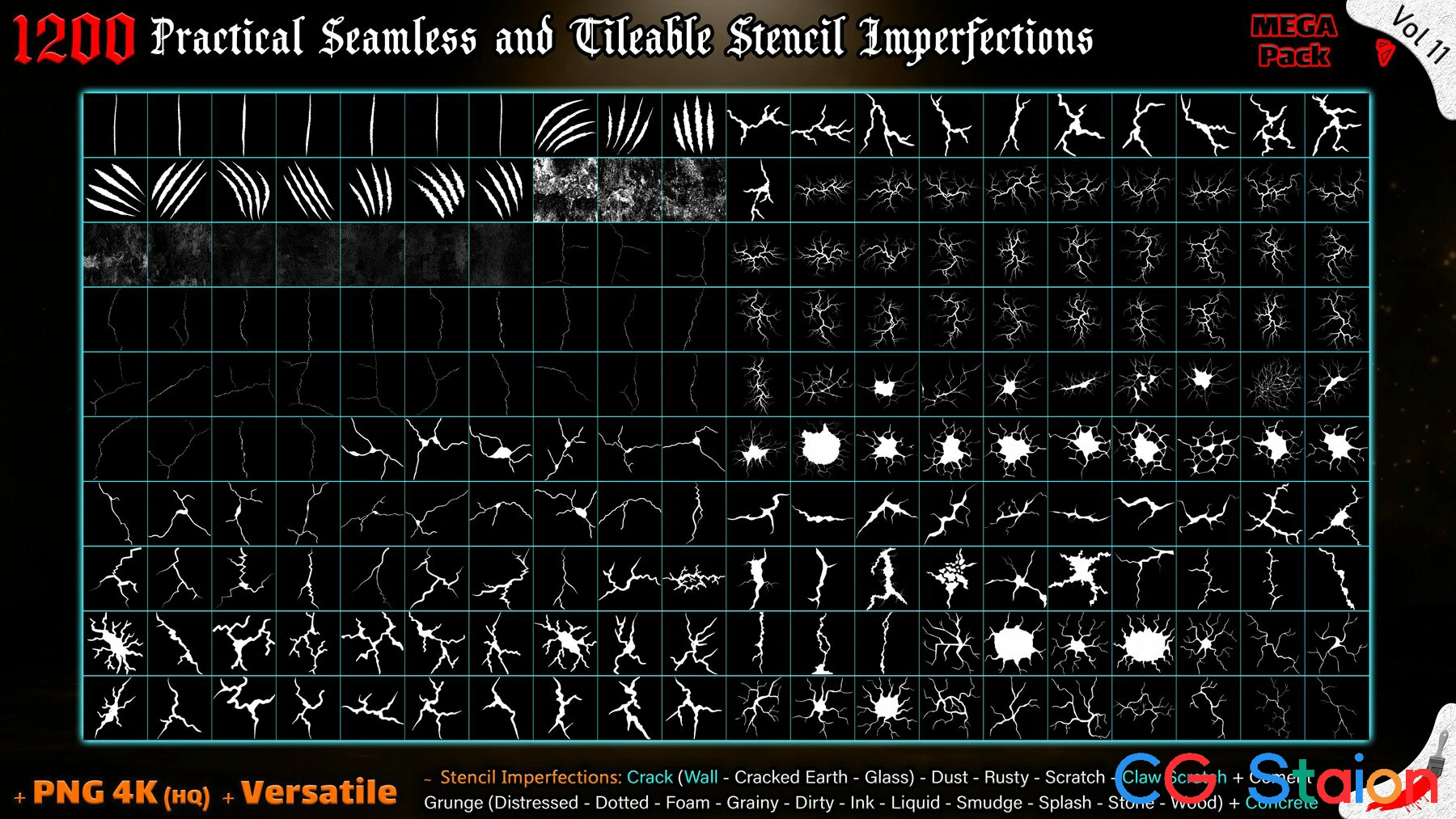 【Alphas】Art Talent Studio 1200 张 Alphas Part 11 - CG Staion