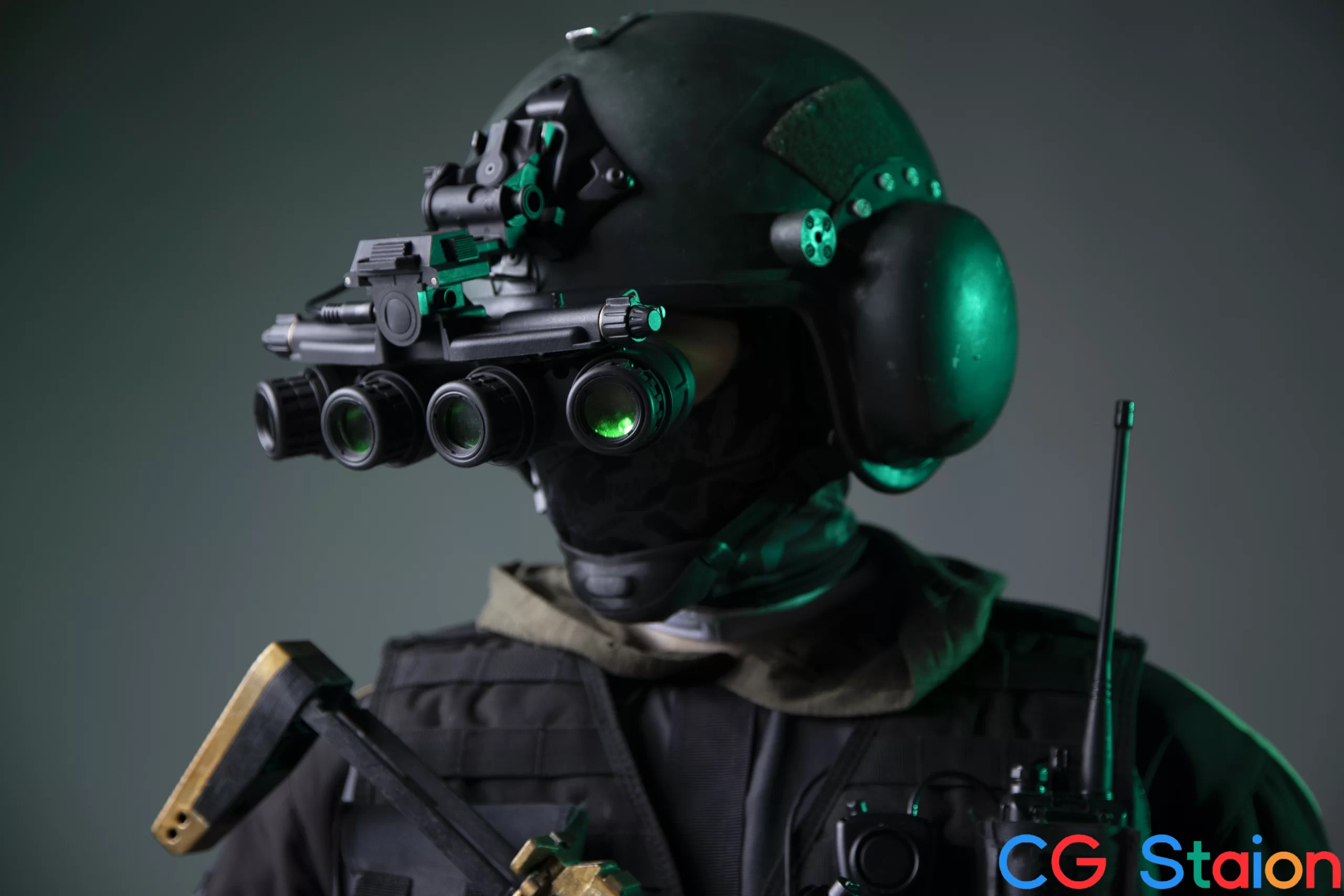 【高清参考图】869张男性单兵装配战术装备姿态动作高清参考图片 - CG Staion